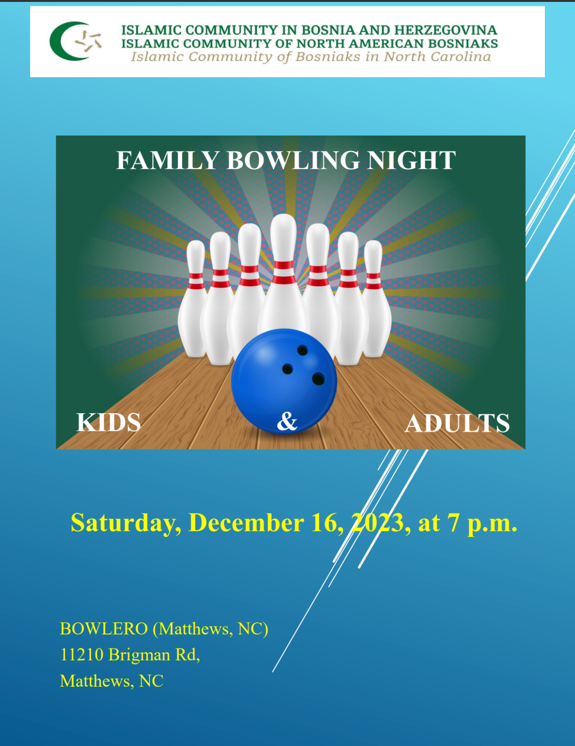 ICBNC » Family Bowling Night